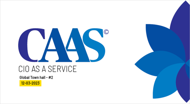 CaaS (CIO as a Service) 2nd Townhall sees an overwhelming response with ...